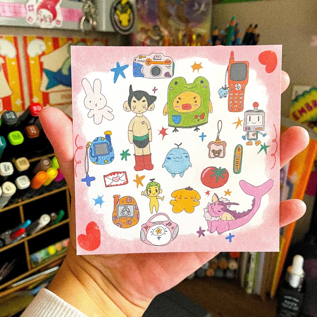 Mini Trinket Inspired Cute Anime Art Print - Etsy