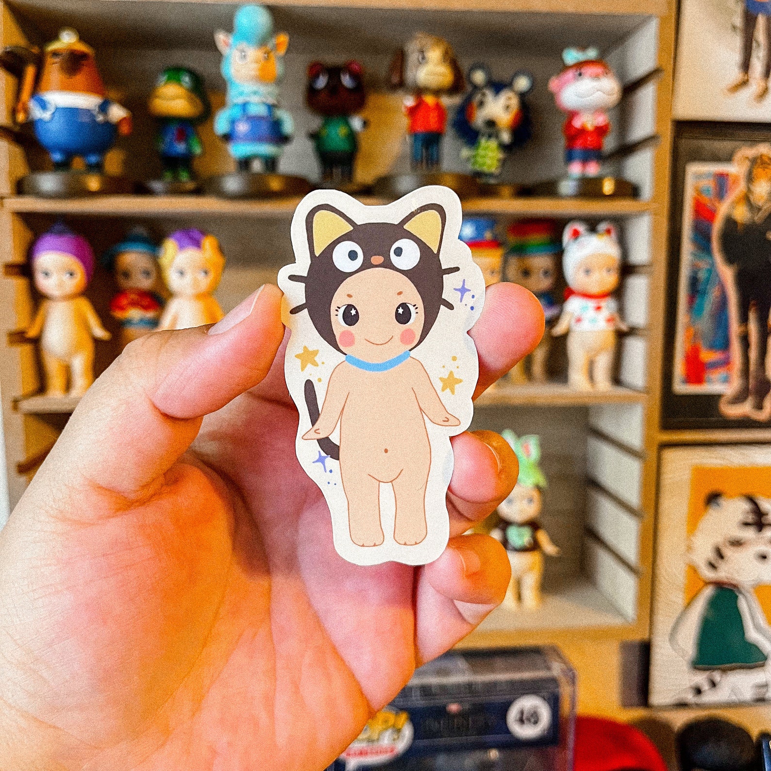 Chococat Inspired Sonny Angel Sticker Vinyl Gloss Waterproof - Etsy