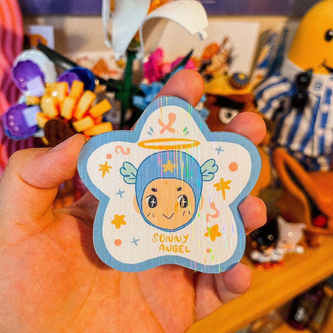 Sonny Angel Inspired Holographic Vinyl Sticker Waterproof - Etsy