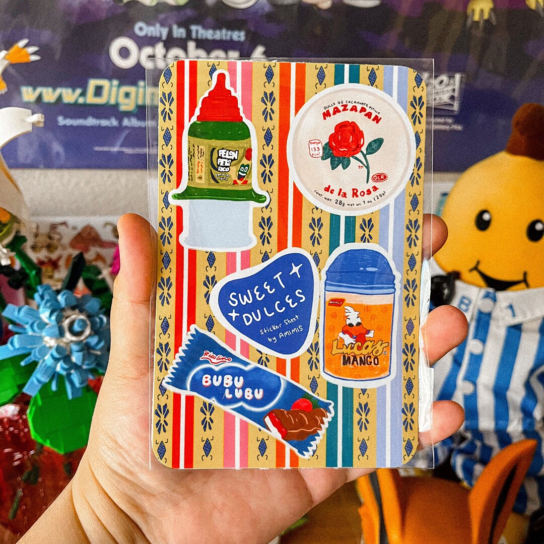 Cute Mexican Candy Sticker Sheet Glossy Vinyl - Etsy