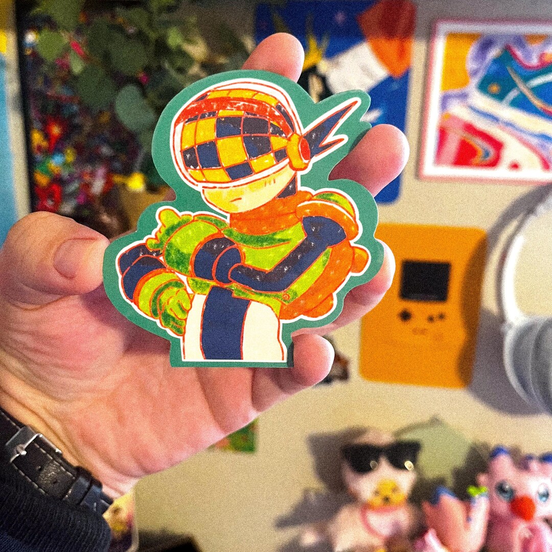 Megaman.exe NT Warrior Sticker | Retro Gaming Vinyl Decal for Laptops ...