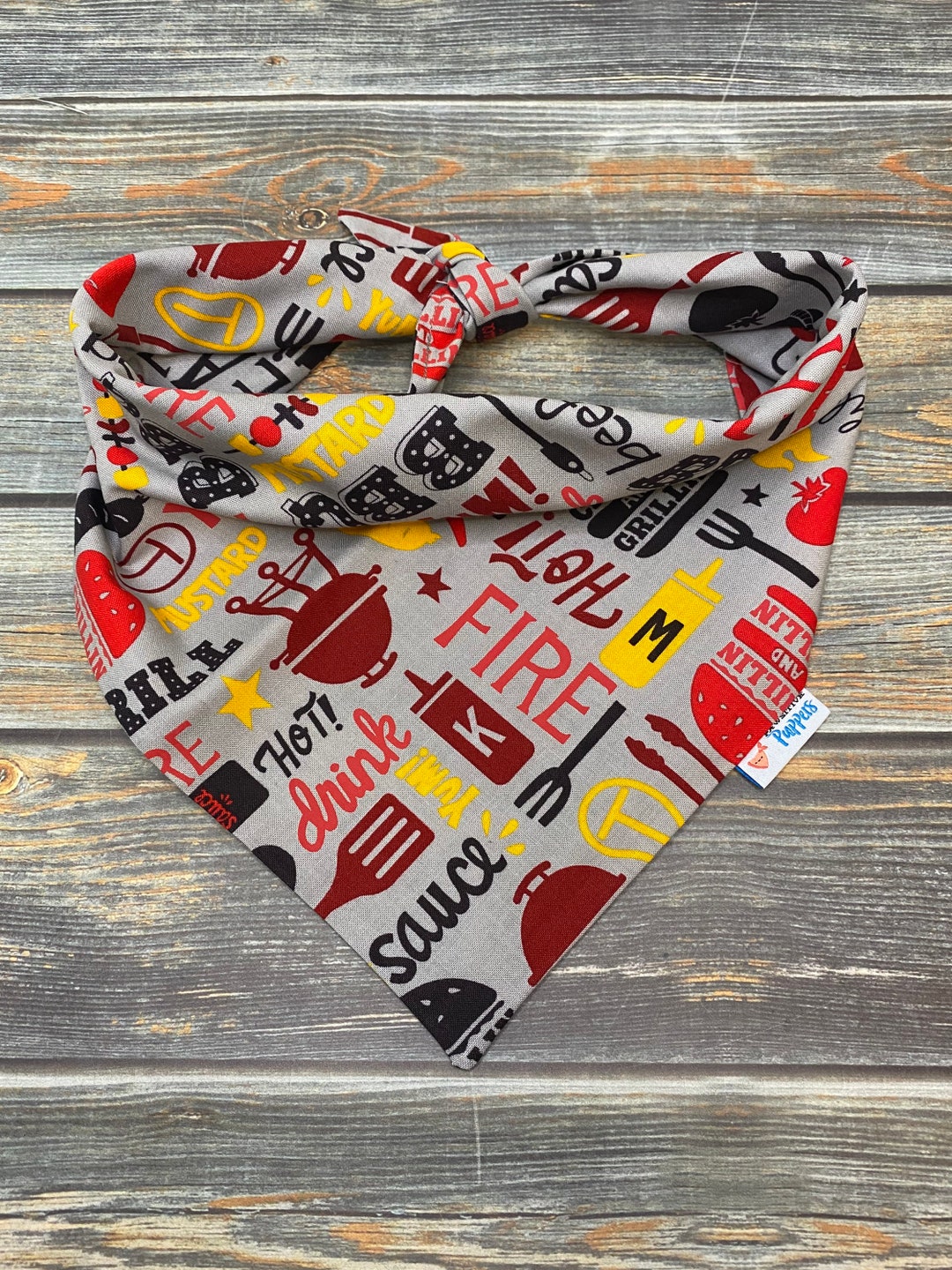 Grill Master Barbecue Pet Bandana - Etsy