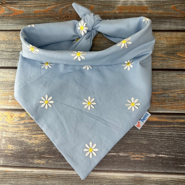 Embroidered Bandana - Etsy