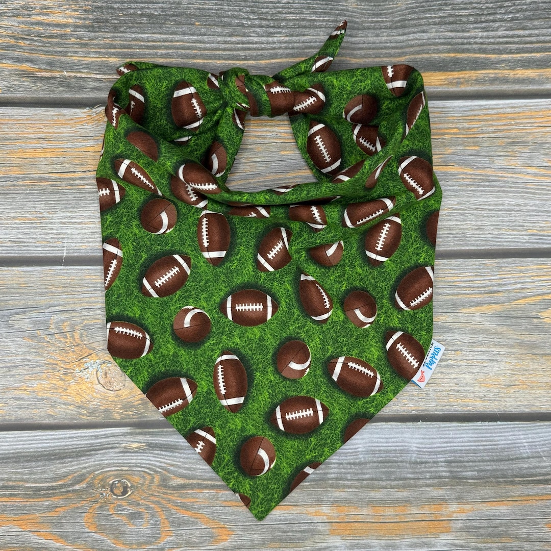 Football Pet Bandana - Etsy