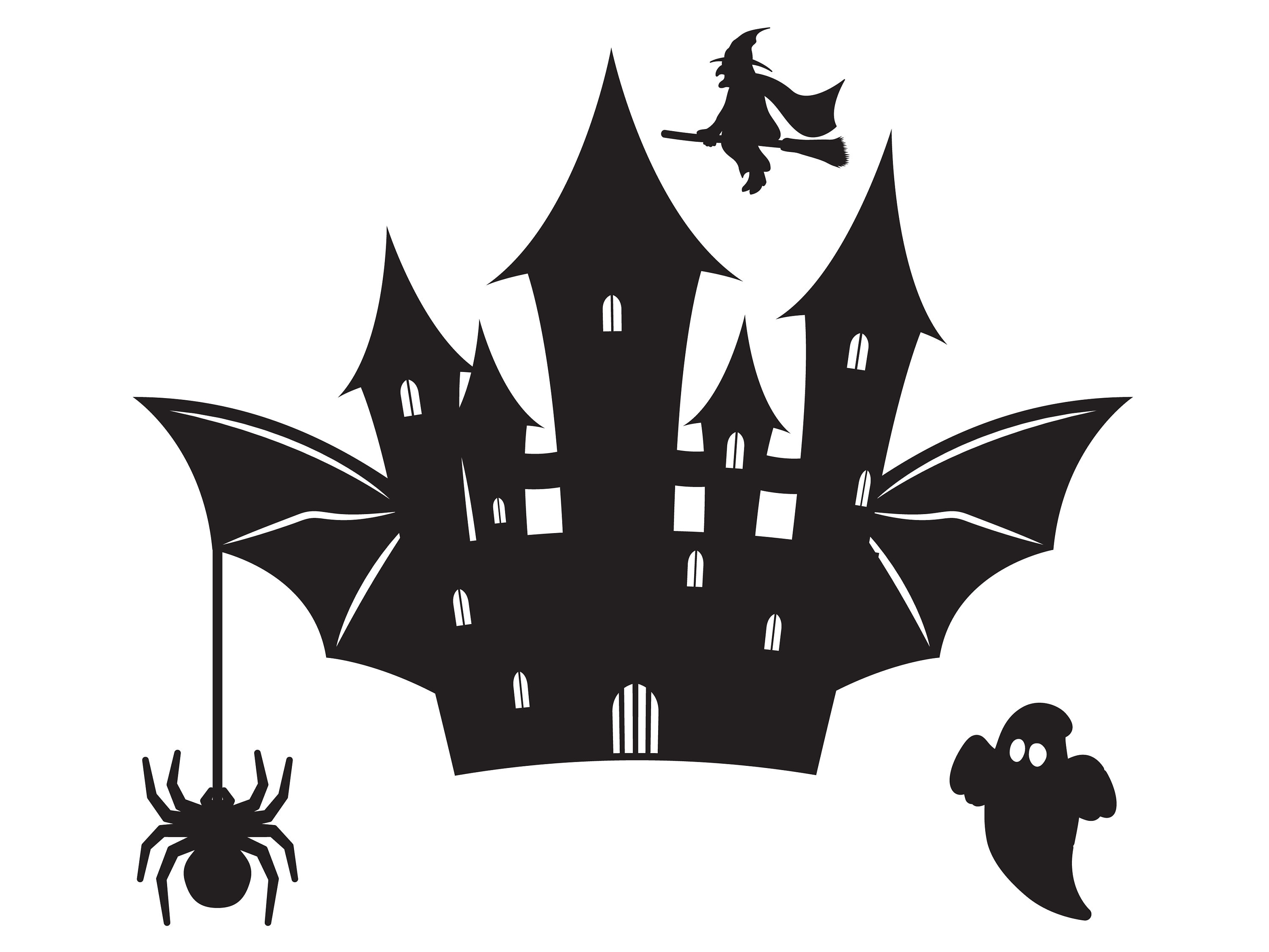 Bat Castle Design/EPS/Digital Download/Cut File/Halloween | Etsy