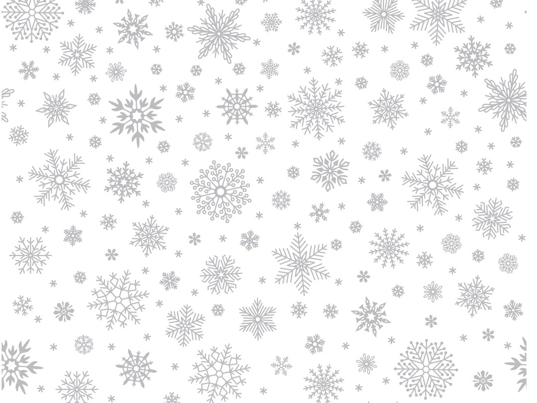Silver Snowflake Background: Holiday SVG Cut File (digital Download) - Etsy