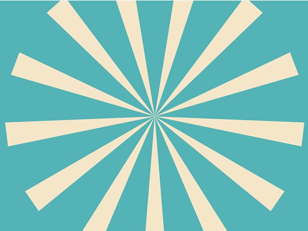 Teal and Cream Star Burst/background/vector/decal/cricut/cut File/file ...