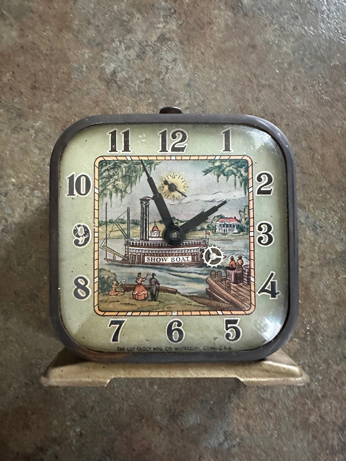 Vintage Lux Clock Co. Show Boat Clock - Etsy