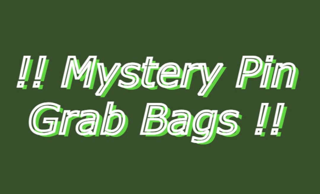 Mystery Pin Grab Bags - Etsy