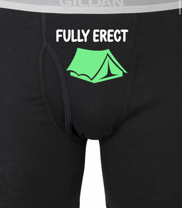 Camping Gift Tent Funny Boxers Summer Wear Gift for Him - Etsy