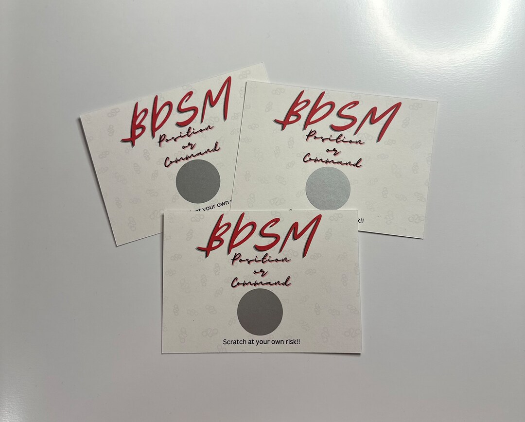 Adult BDSM Scratch Cards, Fun Adult Activities, Anniversary Gifts ...