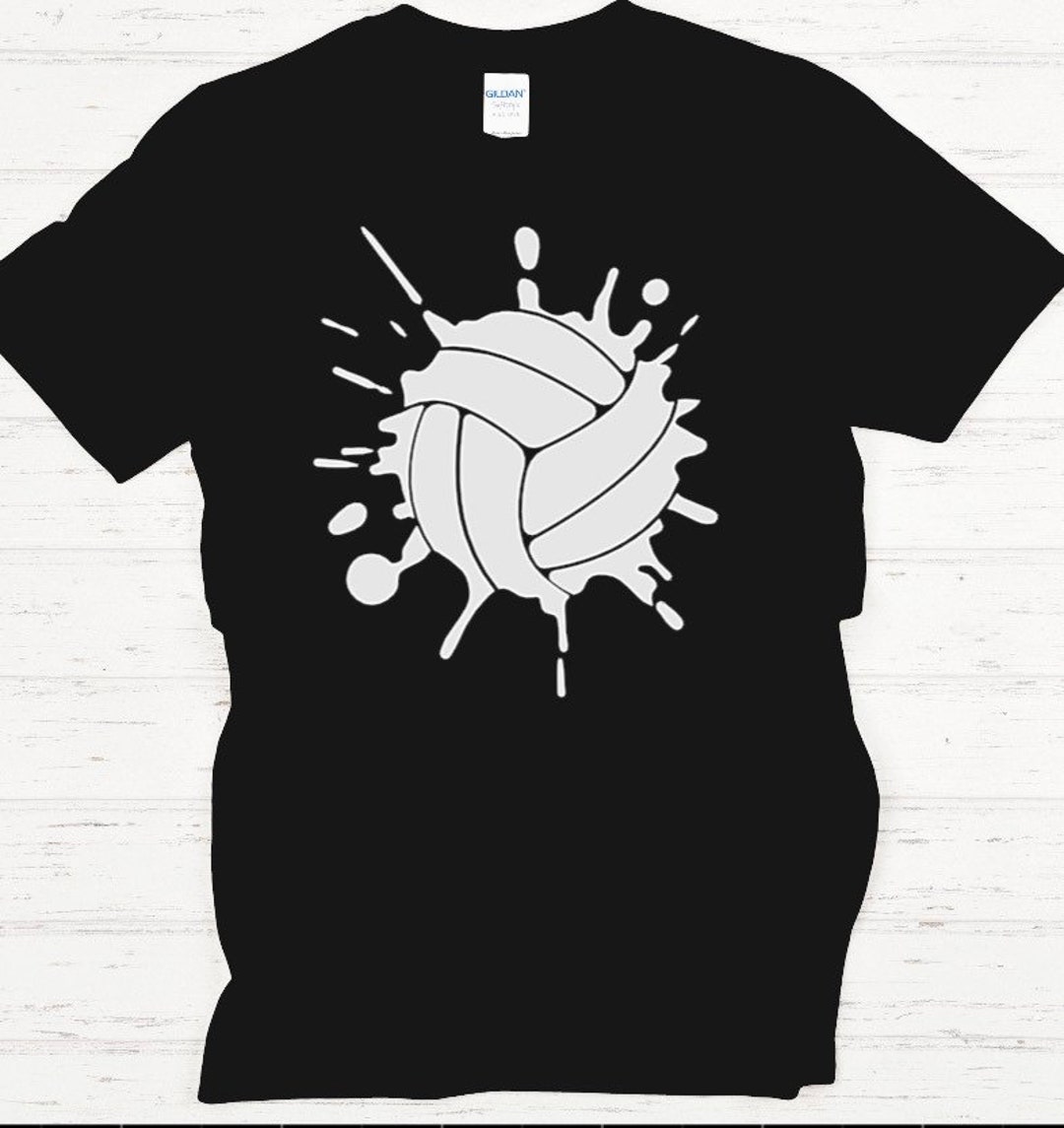 Volleyball Shirt Volleyball Sport Splatter Volleyball Gift - Etsy