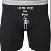 Halloween Naughty Boxers Men Boxers Funny Saying Boyfriend - Etsy