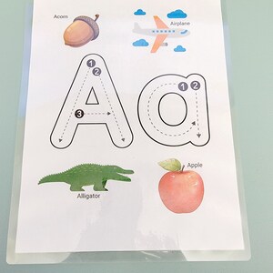 Alphabet Adventure 26 Page Letter Trace and Learn Workbook Perfect for ...