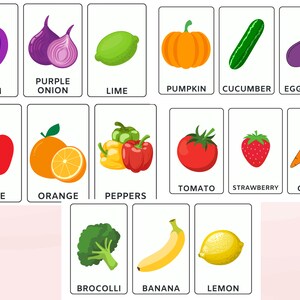 Charming Farmers Market Matching Cards Educational Fun for Kids ...