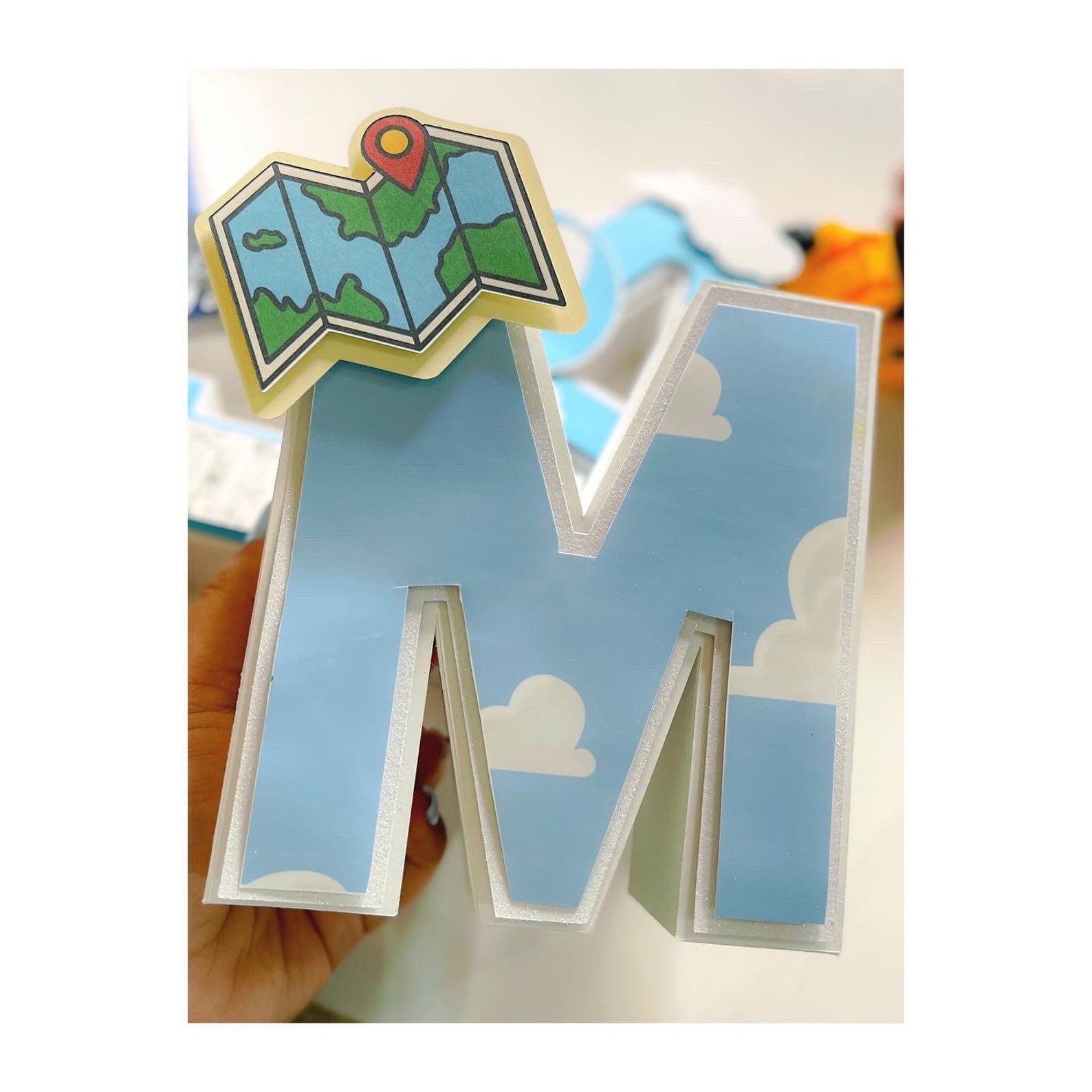 Airplane 3D Letters /3D Letter Photo Props/ Birthday Photo Props ...