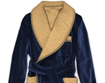 Velvet Smoking Robe | Etsy