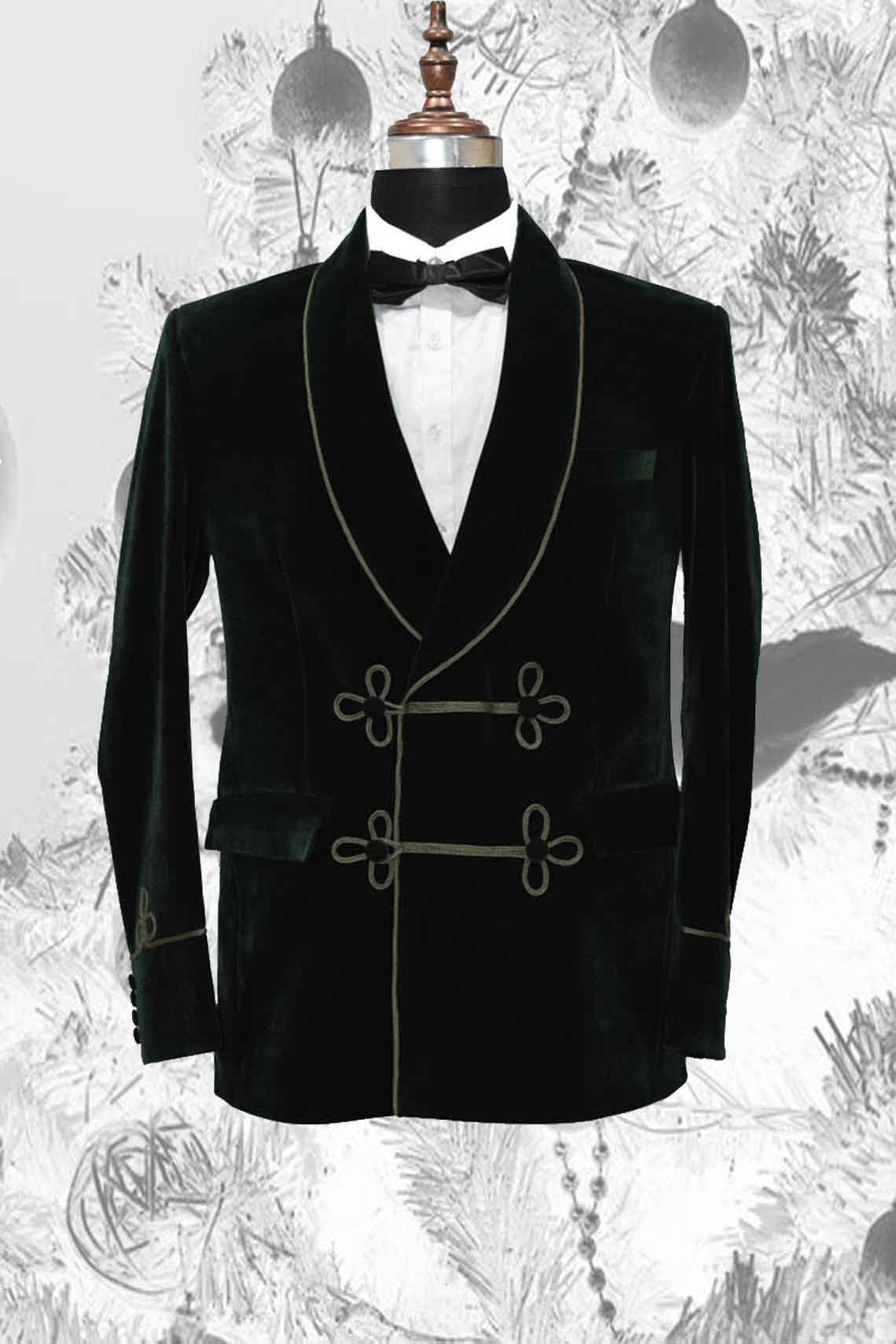 Mens Christmas Evening Dinner Party Wear Smoking Jackets Coat - Etsy