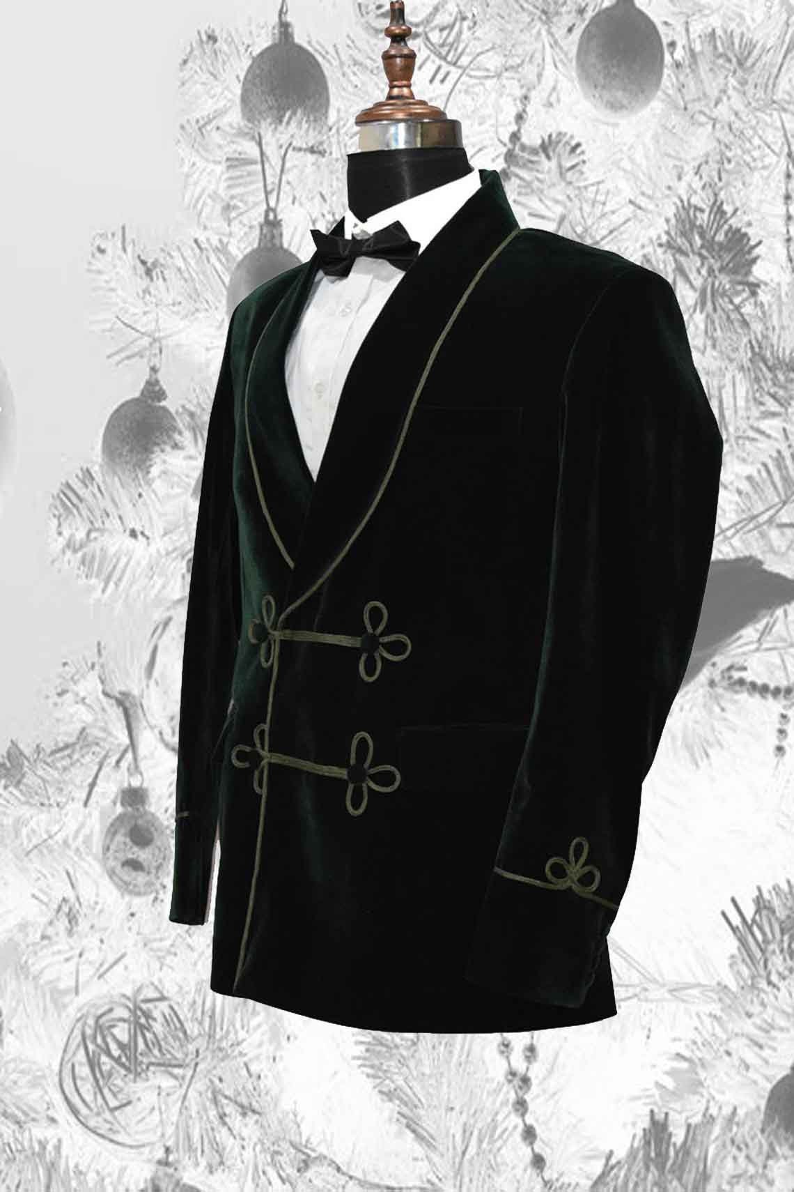 Mens Christmas Evening Dinner Party Wear Smoking Jackets Coat - Etsy