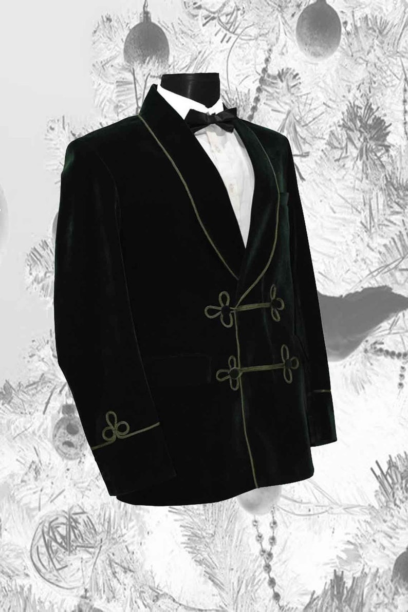 Mens Christmas Evening Dinner Party Wear Smoking Jackets Coat - Etsy