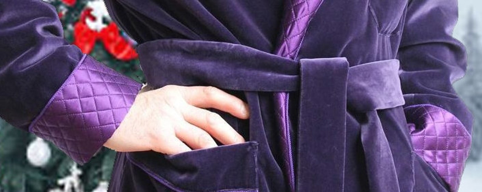 Mens Elegant Purple Smoking Jacket Host Christmas Party Wear - Etsy