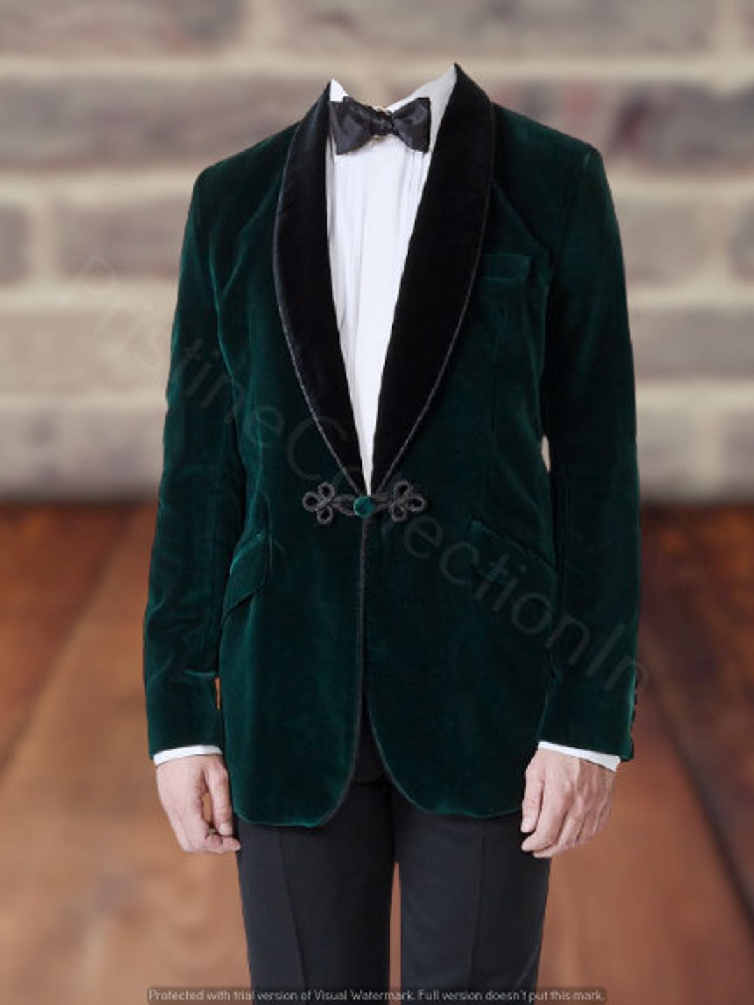 Men Smoke Coats Dinner Party Wear Smoking Jackets Luxury Vintage ...