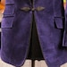 Purple Smoking Jackets Elegant New Stylish Smoking Coat One Frog Button ...