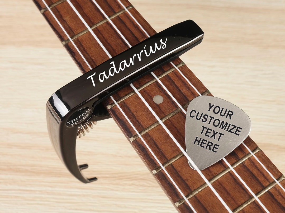 Personalized Guitar Capo, Guitar Pick, Ukulele Capo, Custom Valentines ...