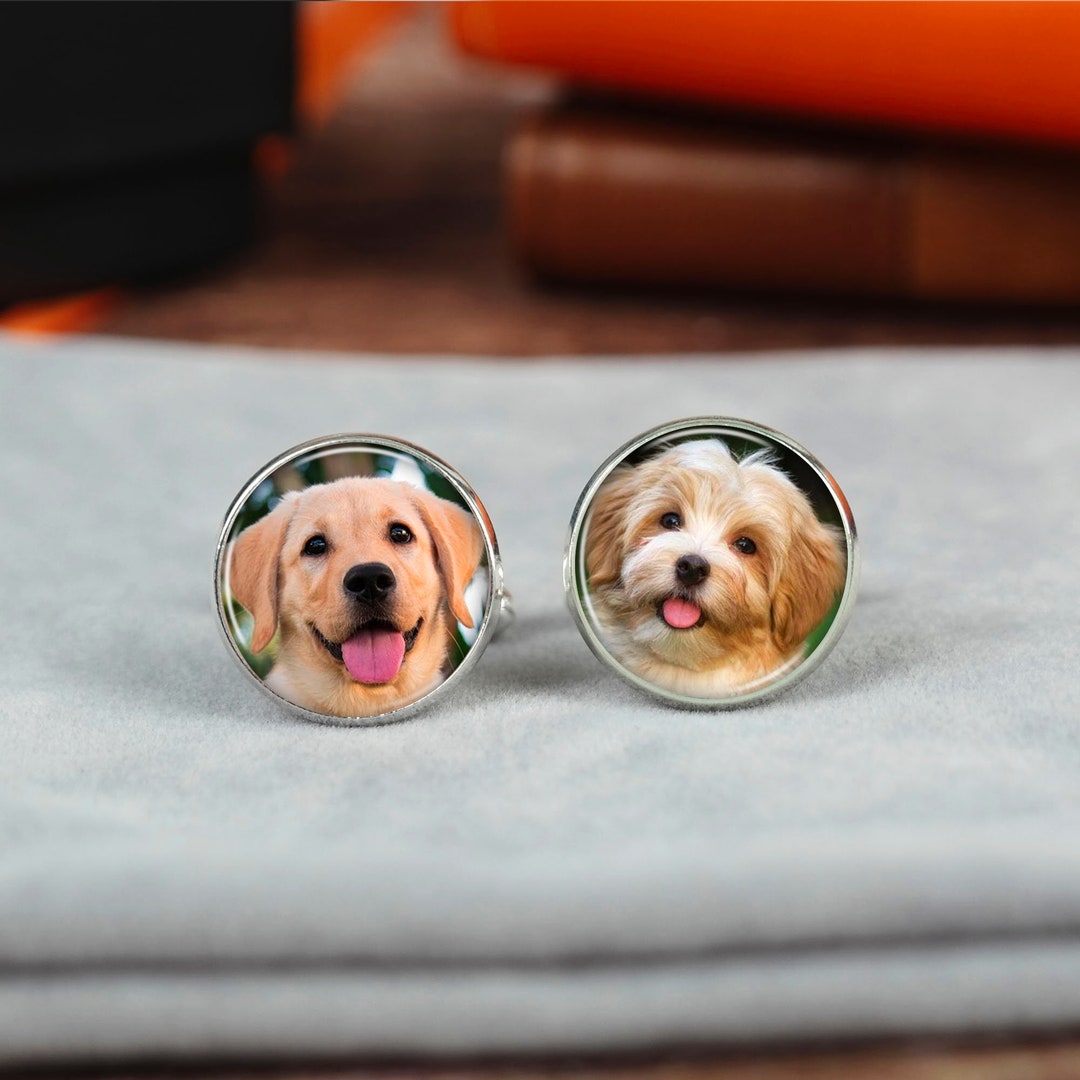 Custom Pet Cuff Links, Dog Cat Photo Cufflinks, Wedding Cufflinks ...