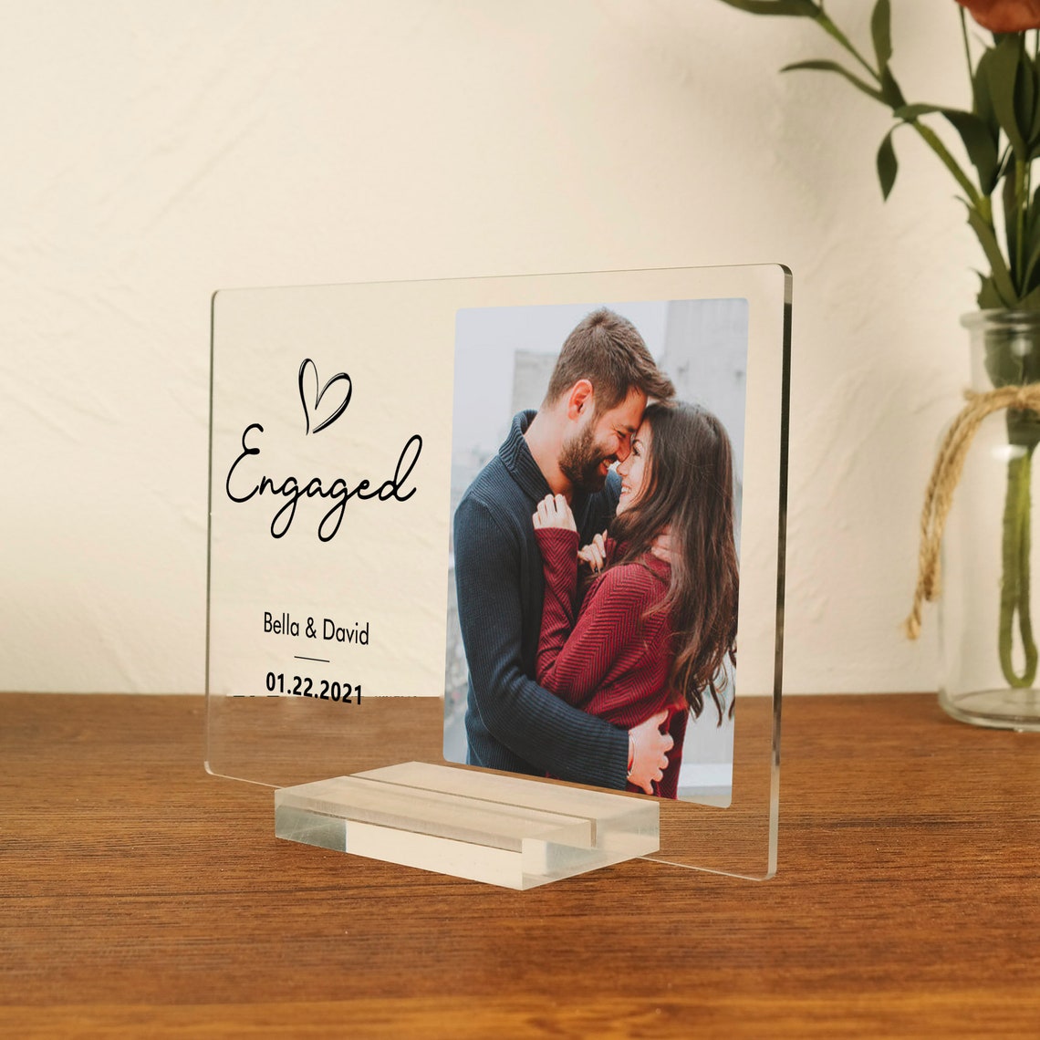 Personalized Engagement Gifts for Couple • Newly Engaged Gifts ...