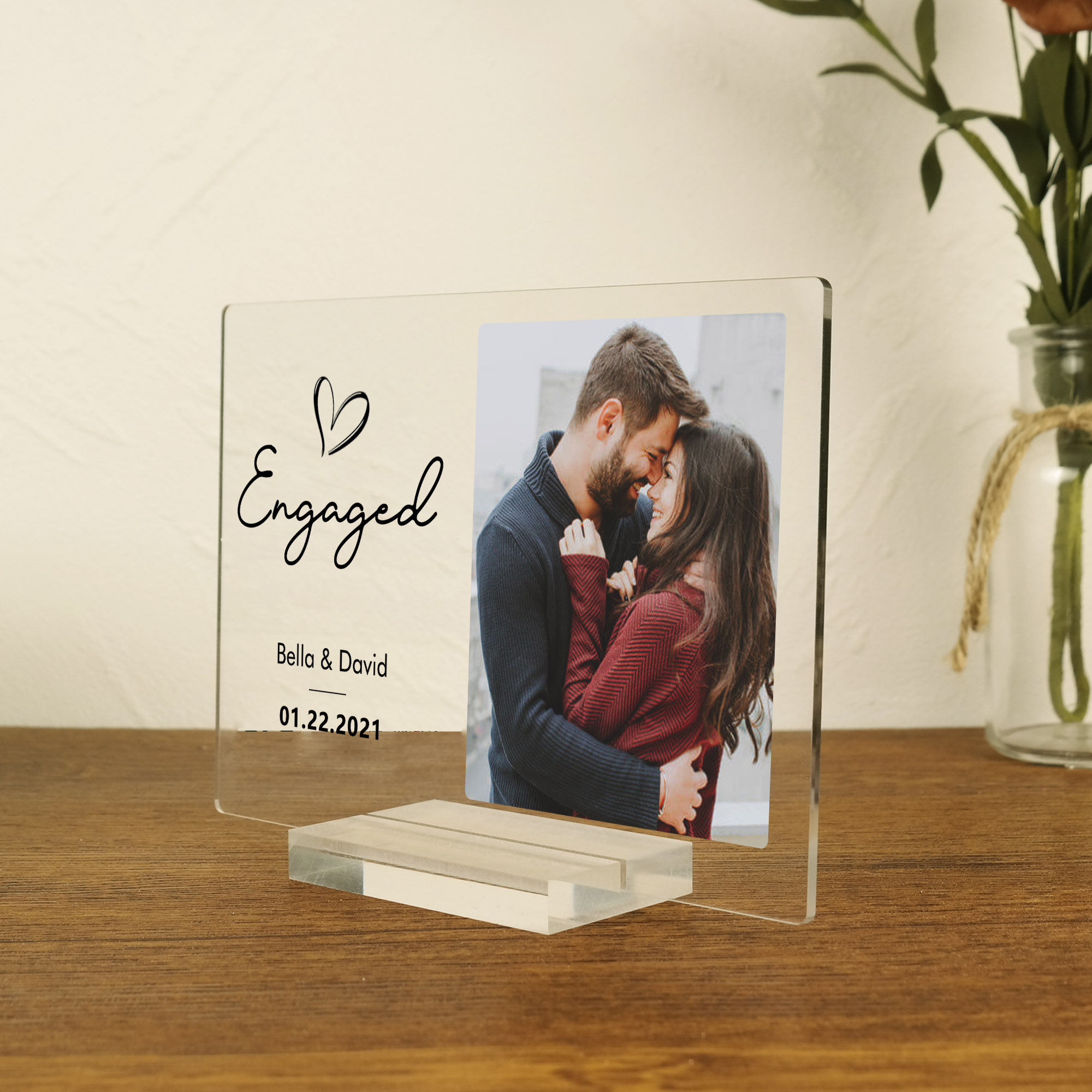 Personalized Engagement Gifts for Couple Newly Engaged - Etsy