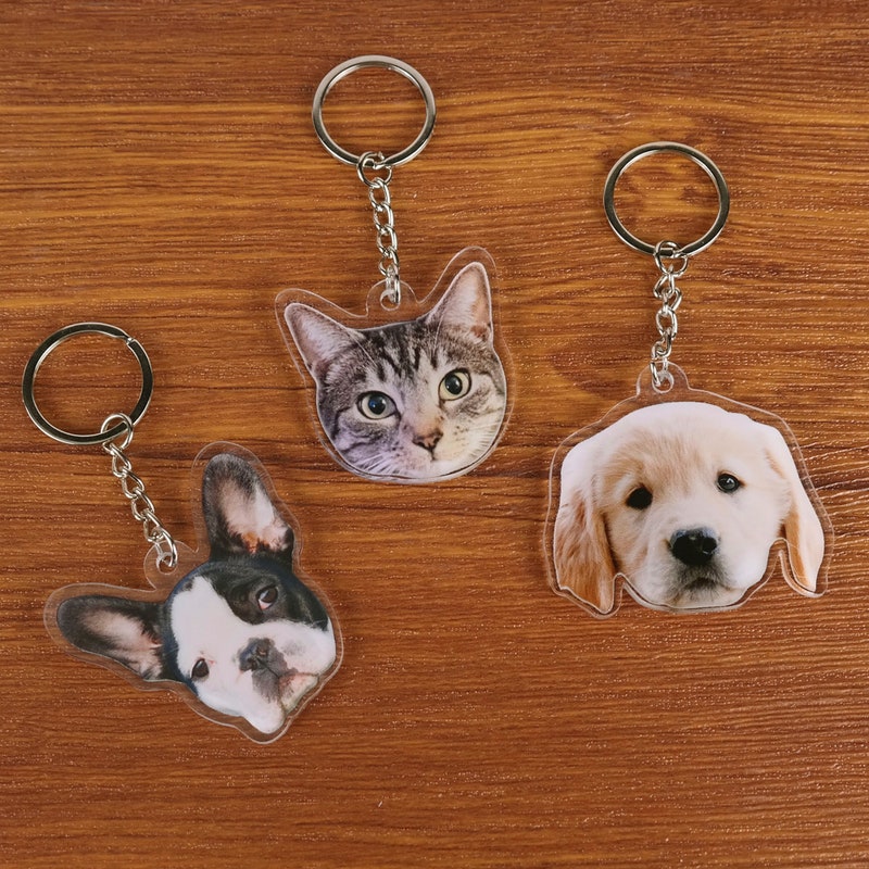 Dog Keychain - Etsy