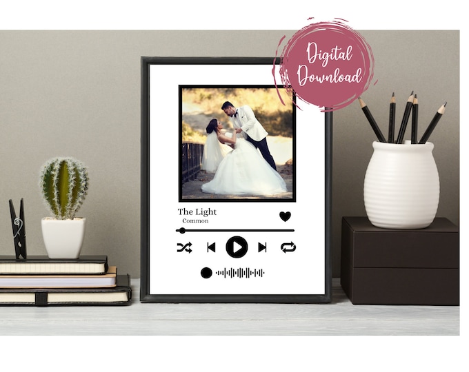 Music Frameour Song Printable W/ Scannable Code-digital Download-with ...