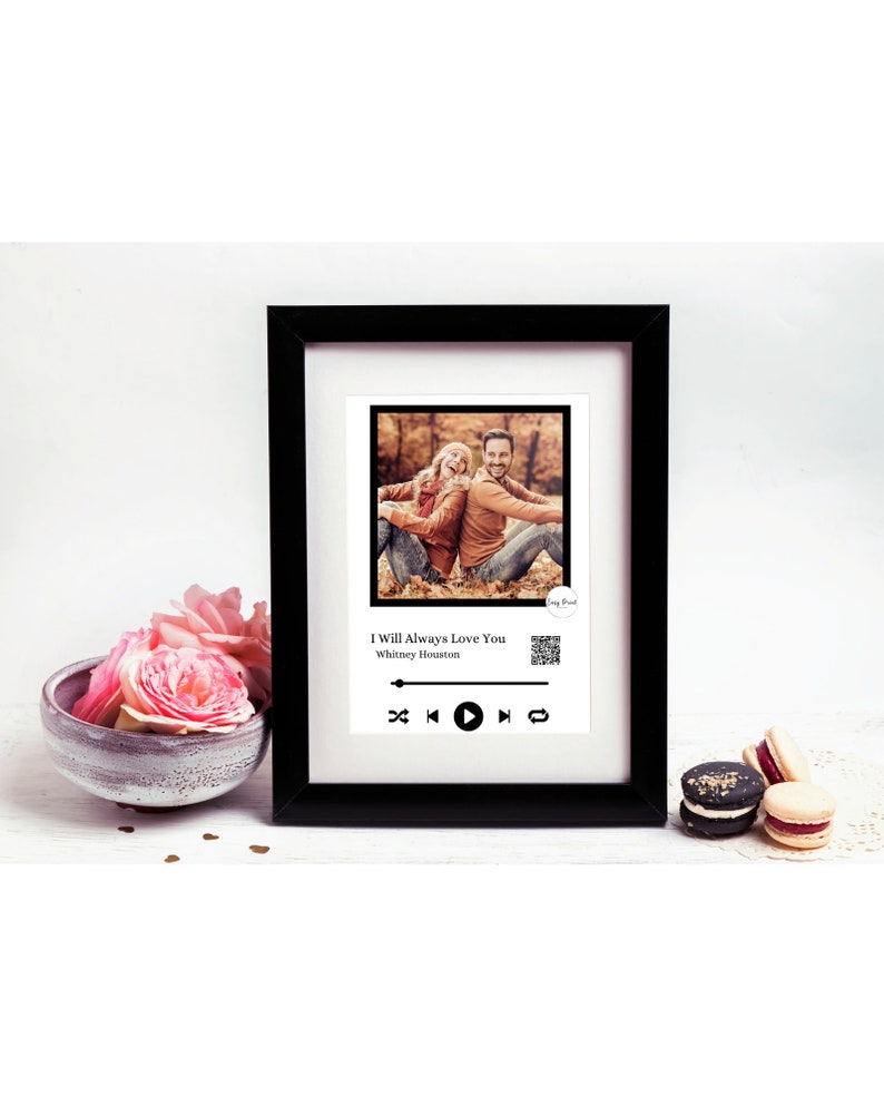 Music Frame-"our Song" Printable W/ Scannable Code-digital Download ...