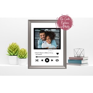 Music Frame-"our Song" Printable W/ Scannable Code-digital Download ...