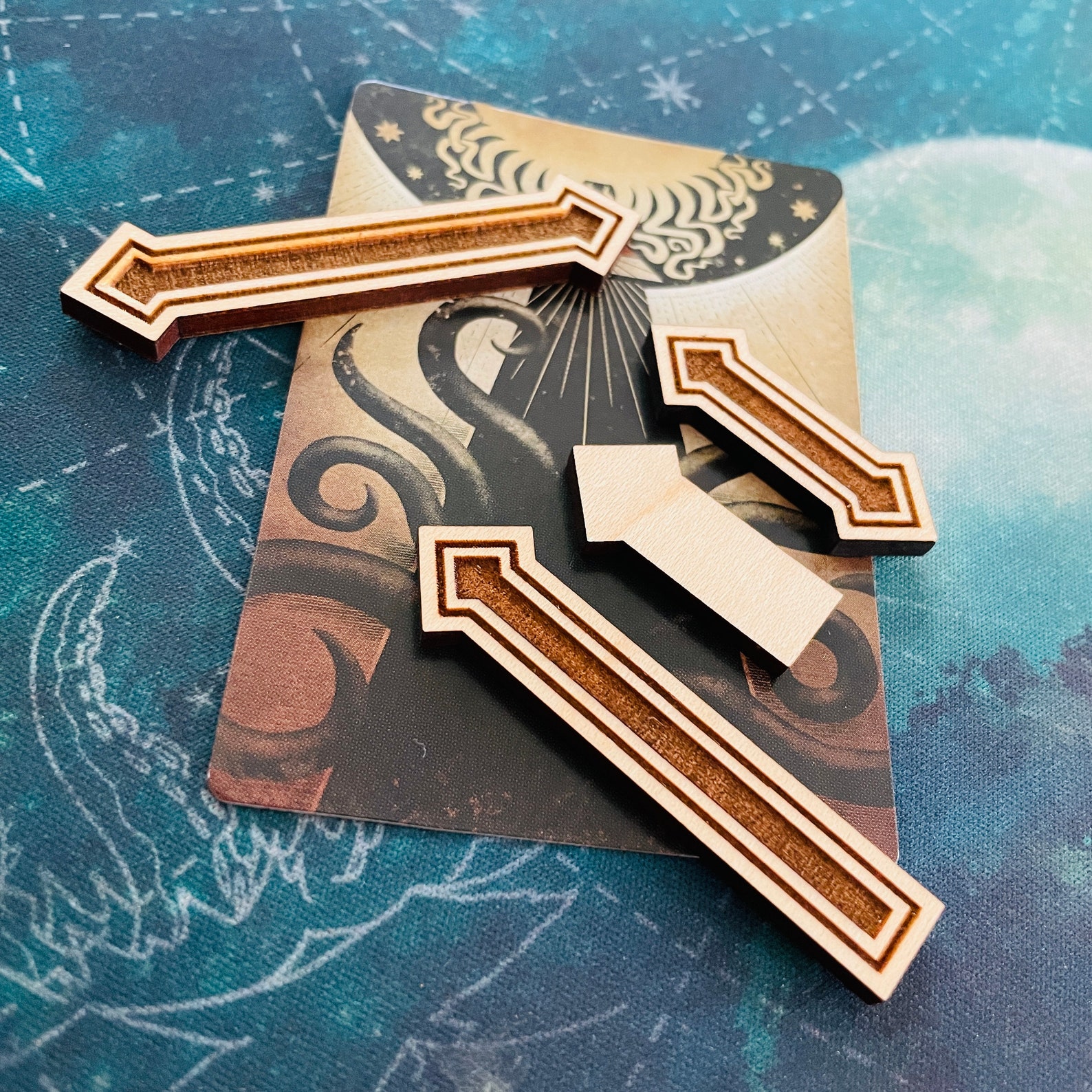 Tabletop Gaming "arrow" Location Connection Tokens Made for Arkham ...