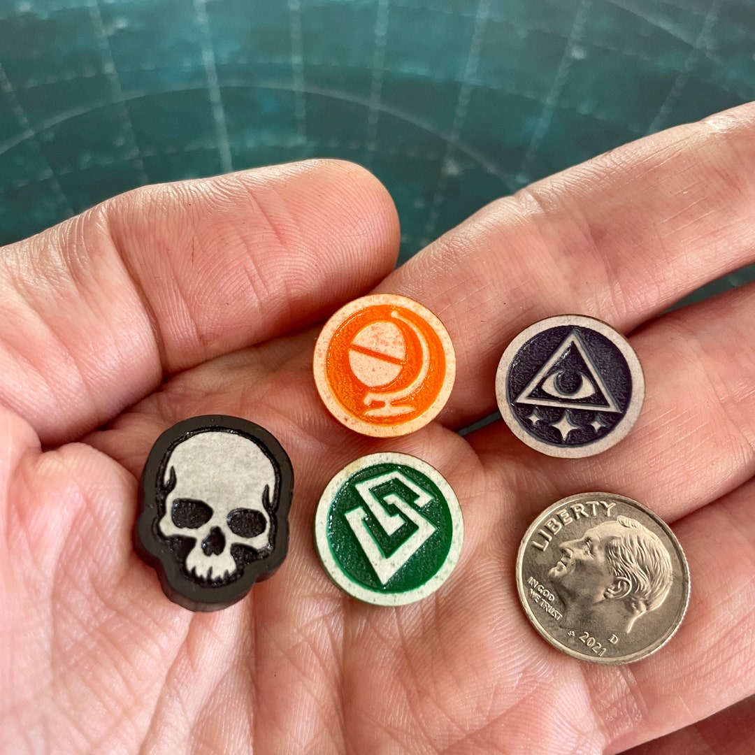 Tabletop Gaming TINY TOKENS Made for Arkham Horror LCG, Magic the ...