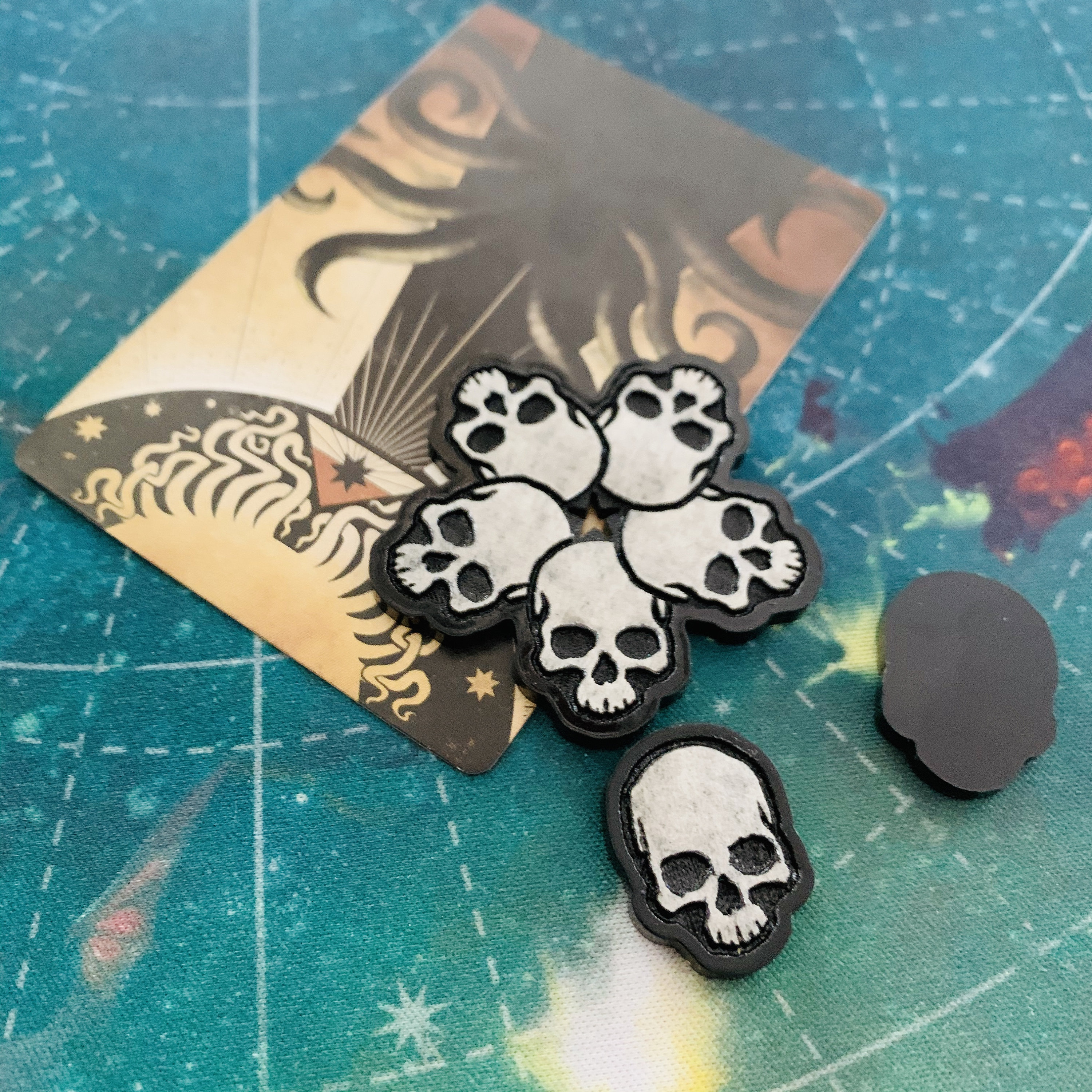 Tabletop Gaming "doom" Skull Tokens Made for Arkham Horror LCG ...