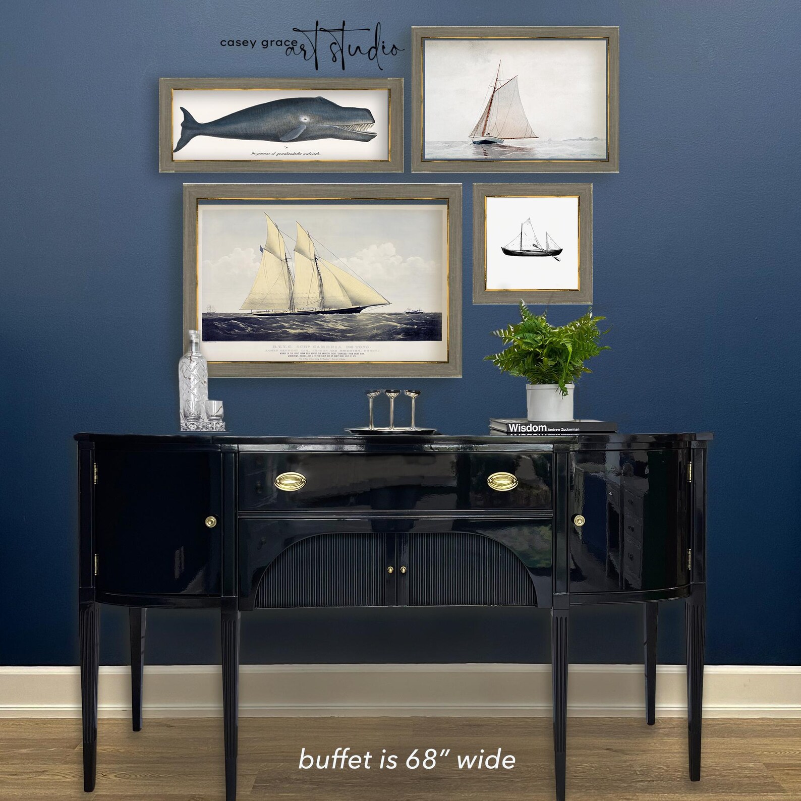 Beachy Art Boat Painting Coastal Wall Gallery BOATS 101 - Etsy