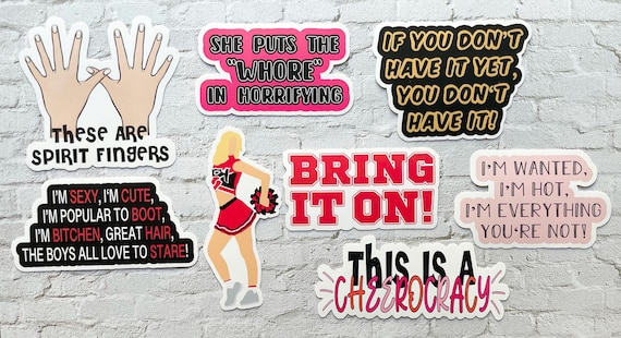 Bring It on Movie Theme Sticker Set Cheerocracy Torrance - Etsy