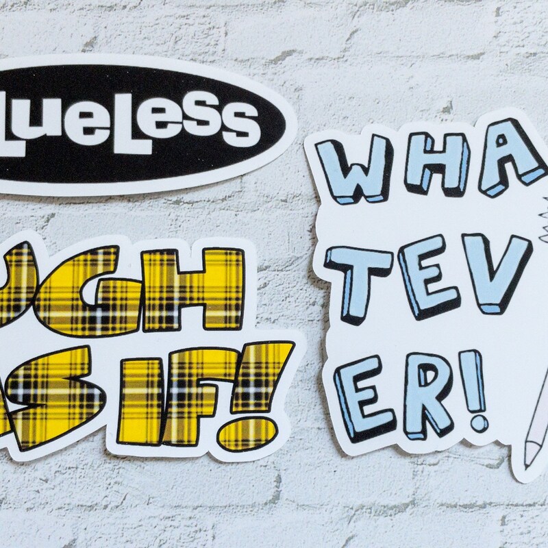 Clueless Stickers - Etsy