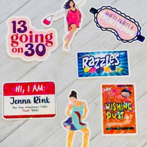 13 Going on 30 Sticker Set | Jenna Rink | Wishing Dust | Razzles ...