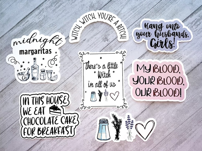Practical Magic Inspired Sticker Set Theres a Little Witch - Etsy