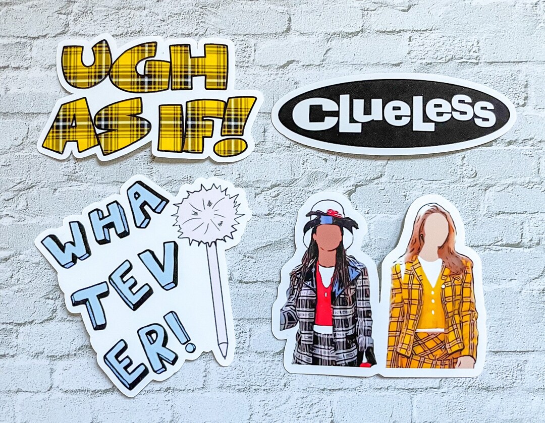 Clueless Sticker Set | Cher - Etsy