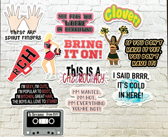 Bring It on Movie Theme Sticker Set Cheerocracy Torrance | Etsy