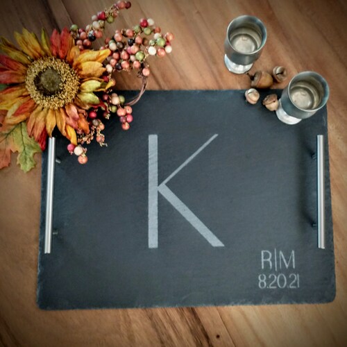 Personalized Venice Slate Tray Board Custom Laser Engraved - Etsy