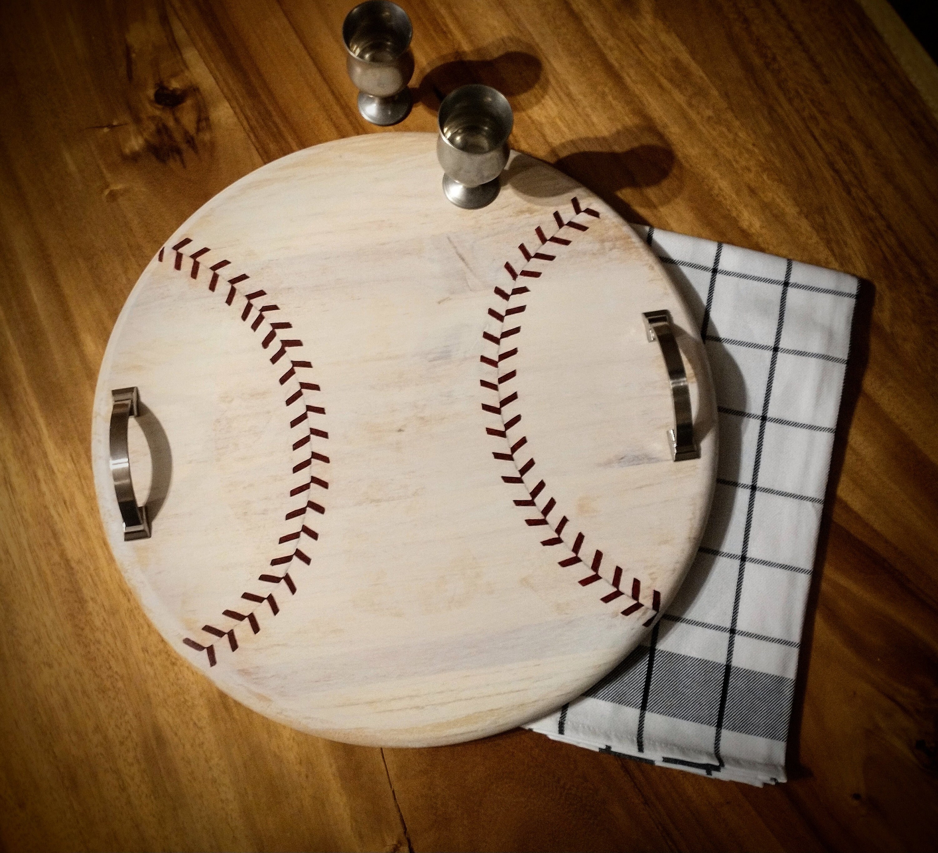 Personalized Baseball Wood Tray, Custom Charcuterie Board, Baseball ...