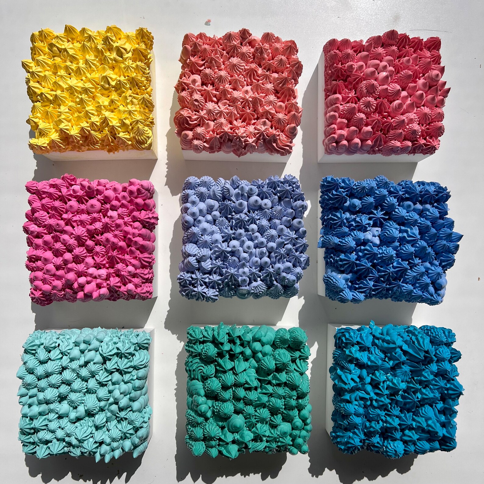 Thick Acrylic Painting - Abstract Impasto Art - Textured Painting ...