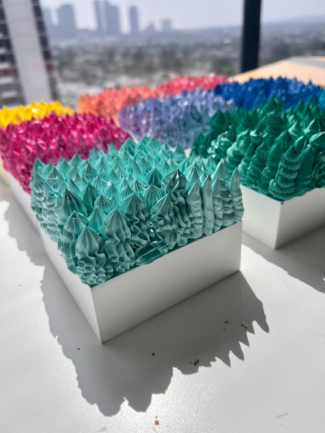 Thick Acrylic Painting - Abstract Impasto Art - Textured Painting ...