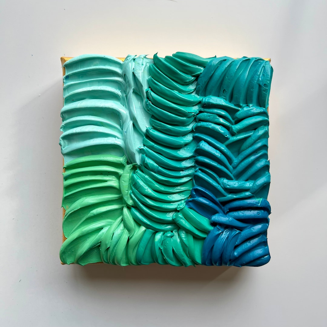 Heavy Impasto Painting | Abstract Impasto Art | Palette Knife Painting ...